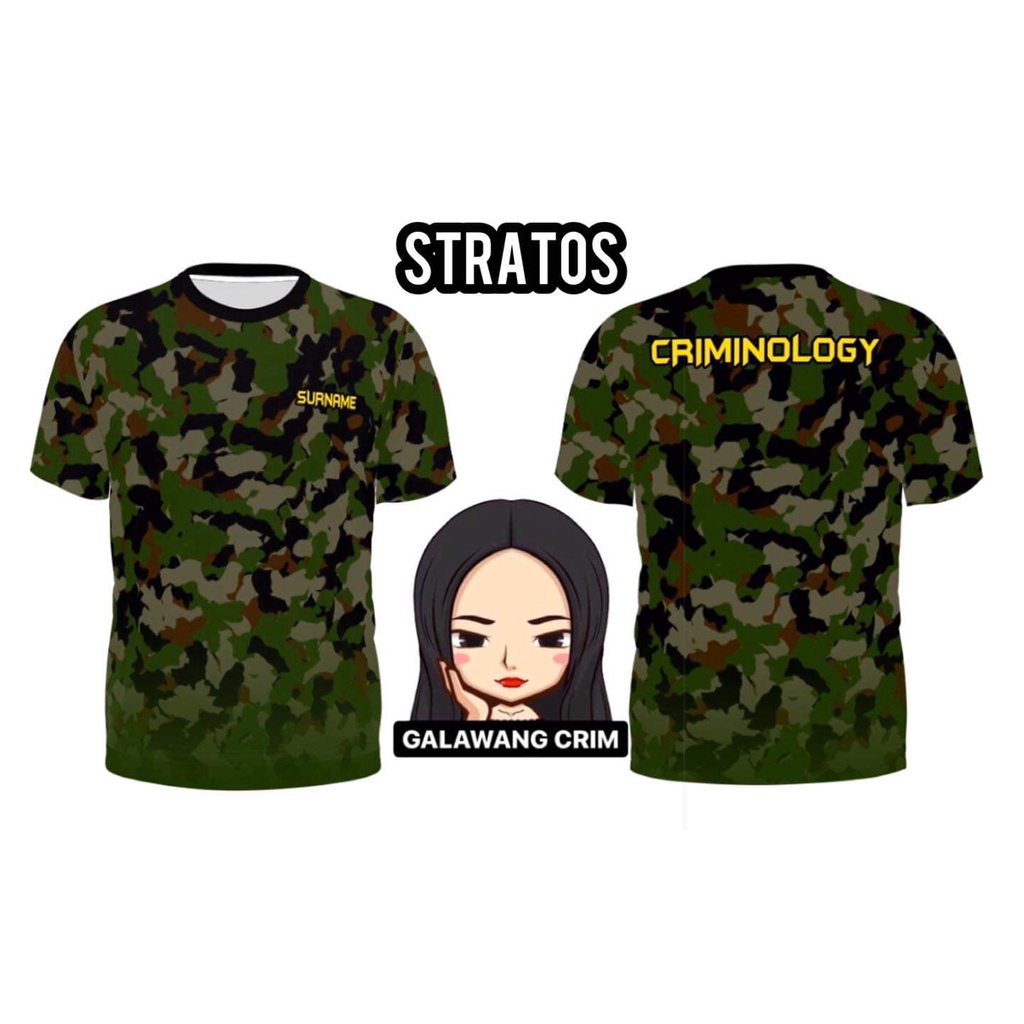 Criminology Shirt Drifit for Men Women with Surname Full Sublimation ...