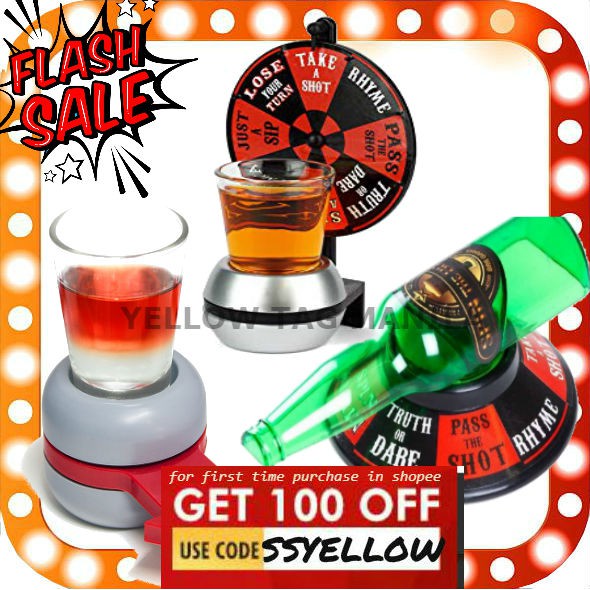 Spin the Shot, Spin the Bottle, Wheel of Shot Drinking Games | Shopee ...
