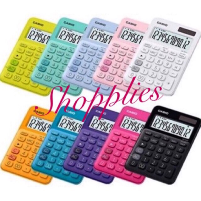 100% Original Casio MS20UC Colorful Calculator / Ms-20uc | Shopee ...