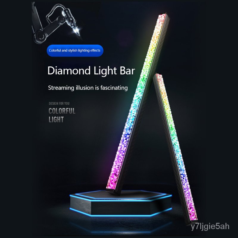 Diamond crystal magnetic light bar argb led strip for pc with 5v 3-pin ...