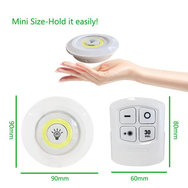 Led Light With Remote Control Set of 3 Emergency Light | Shopee Philippines
