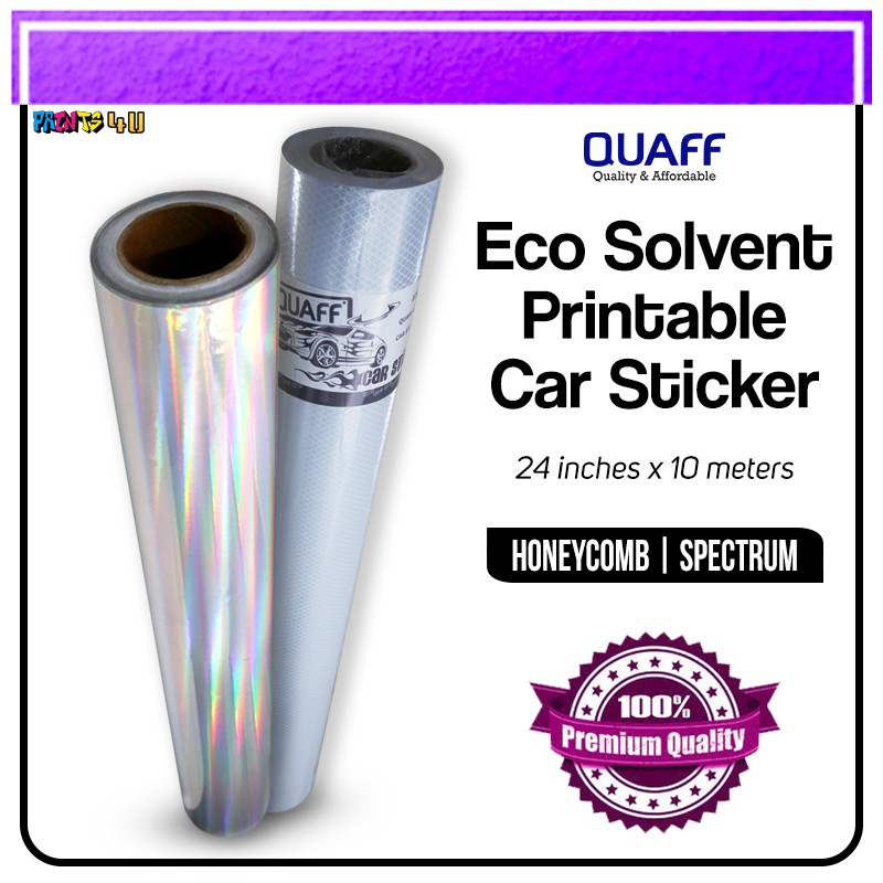 QUAFF Eco-Solvent Printable car sticker spectrum / Reflective 24 ...