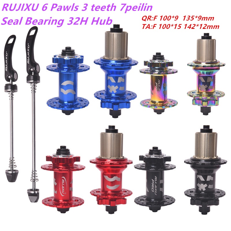 RUJIXU 6pawls 3 teeth hubs 32 holes Very loud 7 Palin Bearing Mountain ...