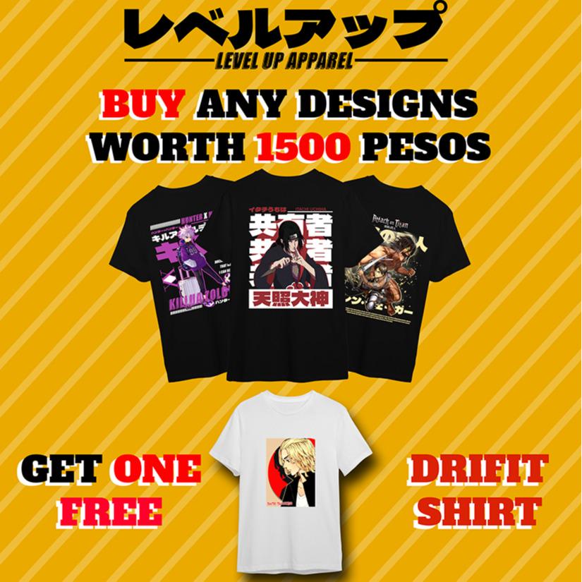 Level Up Apparel, Online Shop | Shopee Philippines