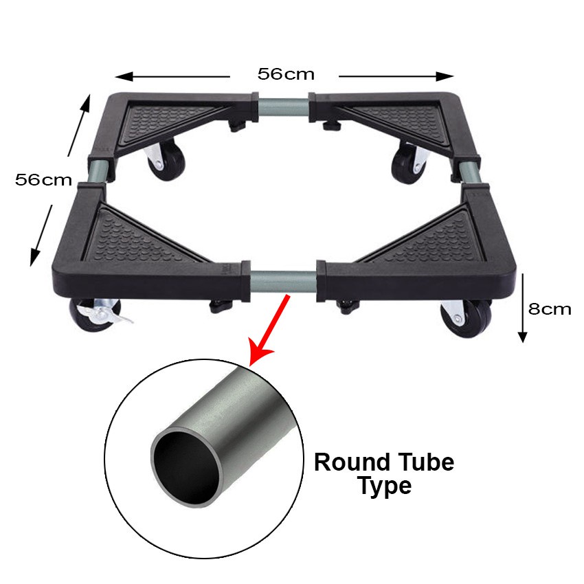 CQW.NO1 4 Foot Wheel Adjustable Washing Machine Base Refrigerator ...
