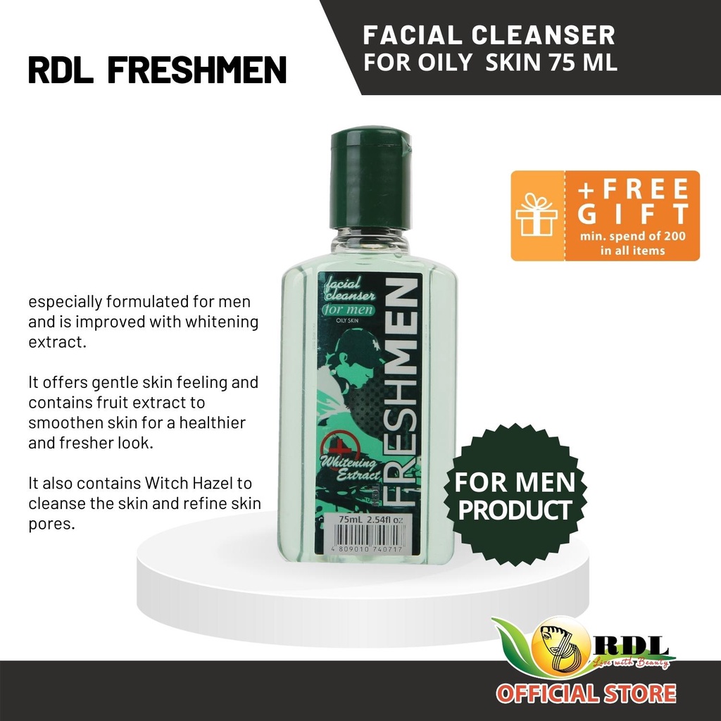 RDL Freshmen Facial Cleanser for Oily Skin 75ml | Shopee Philippines