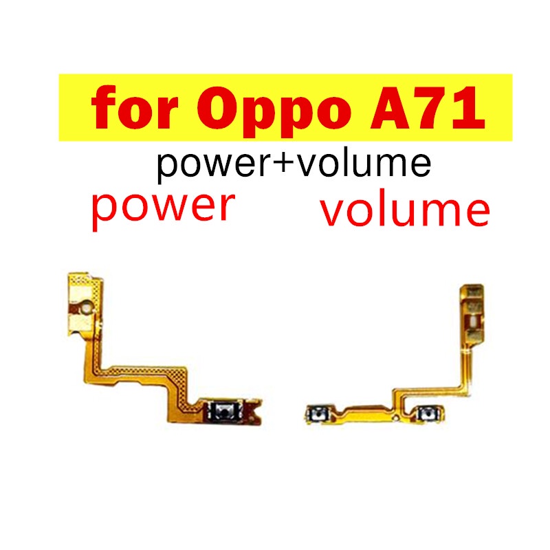 for oppo A71 Power Volume Flex Cable ON OFF Side Button Switch Flex Cable | Shopee Philippines