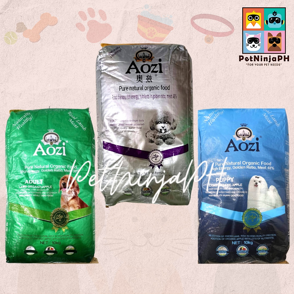 Aozi Starter and Lamb Organic Apple For Dog & Puppy 10kg | Shopee ...