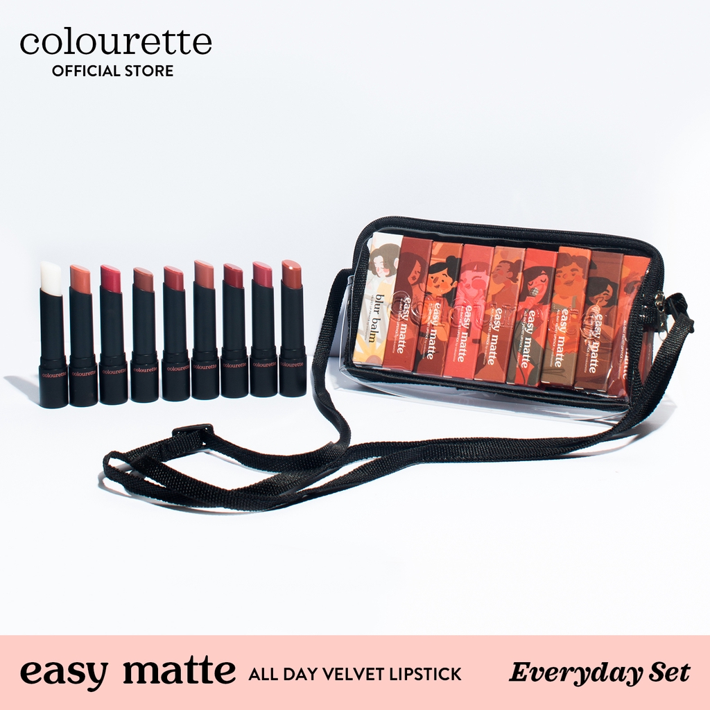 Colourette Easy Matte Everyday Set [lipstick, matte lip stick, lipstick ...