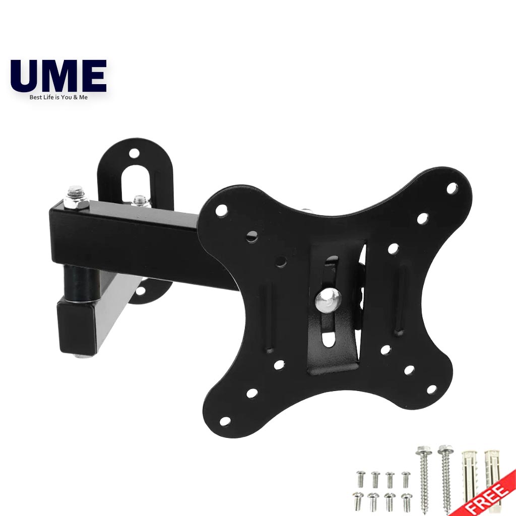 UME Universal Bracket 14"-27" LED LCD TV Mount Wall Adjustable Brackets ...