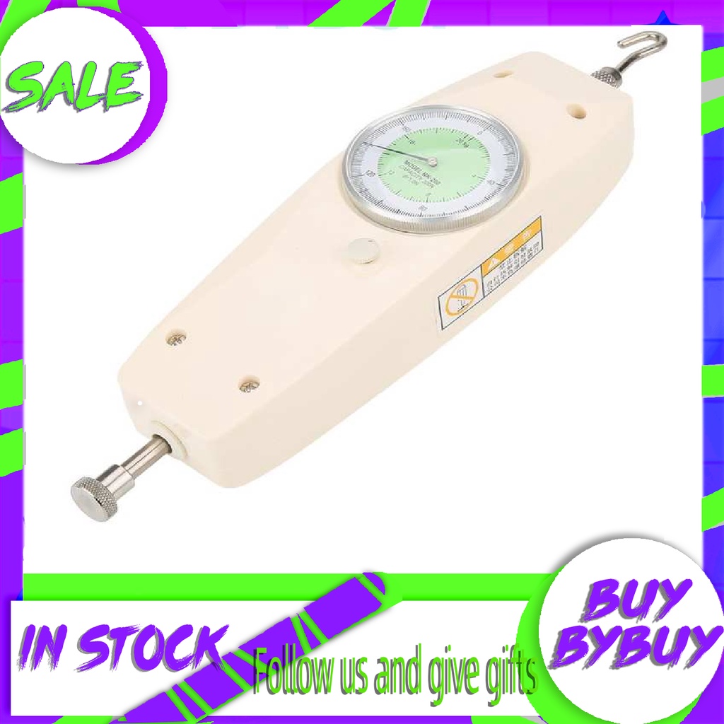 200N Analog Dynamometer Force Measuring Instrument Tester Push Pull ...