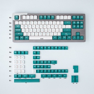 150 Keycaps DOUBLE SHOT MSA Profile Minimalist keycap For Mechanical ...