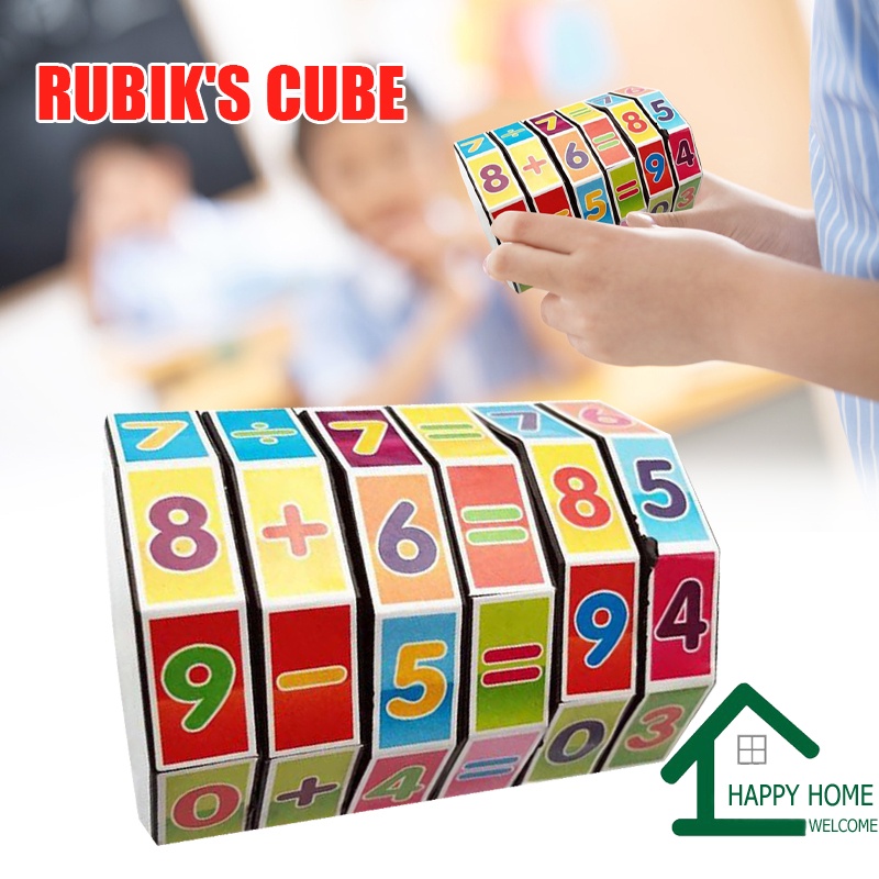 Mathematics Cubes Math Addition Subtraction Calculation Children Puzzle ...