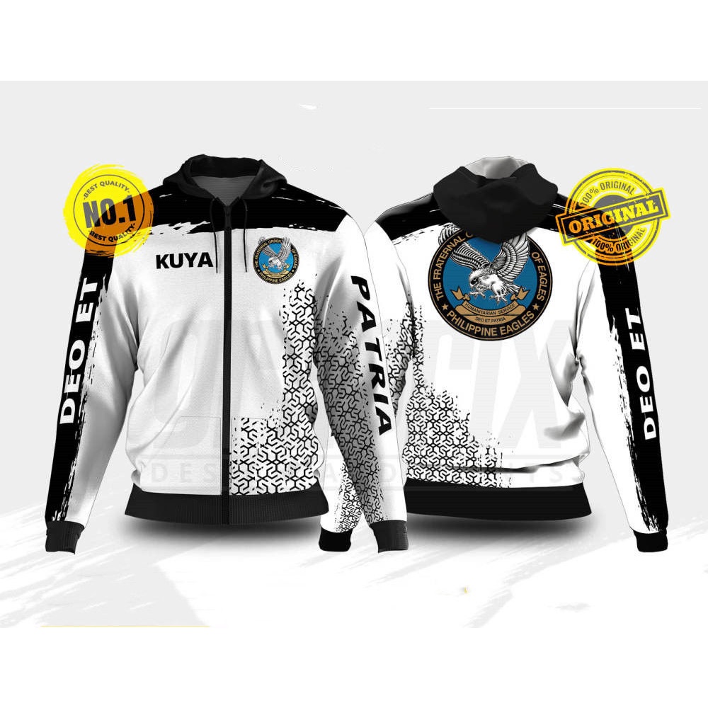 2022 NEW KUYA The Fraternal Order of Eagles Minimalist Hoodie Jacket ...