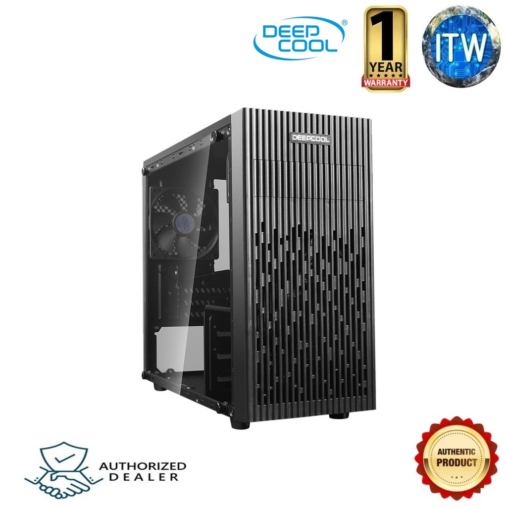 DeepCool MATREXX 30 Tempered Glass Mini-Tower Micro-ATX PC Case ...