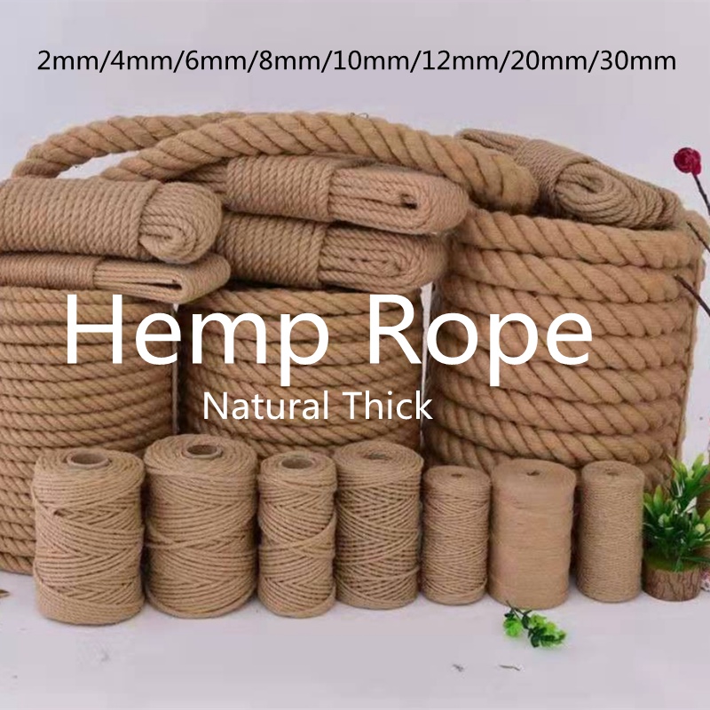Sisal Rope Cat Tree 2-12mmCat Tali Guni Hemp Rope Rami Craft Hanging ...