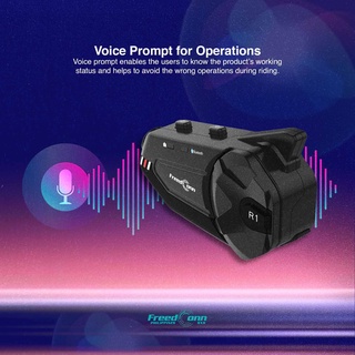FreedConn PH R1 PRO Bluetooth 5.0 Motorcycle Group Intercom HD 2K Video ...