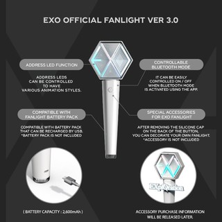 Exo Official Lightstick Ver.3 | Shopee Philippines