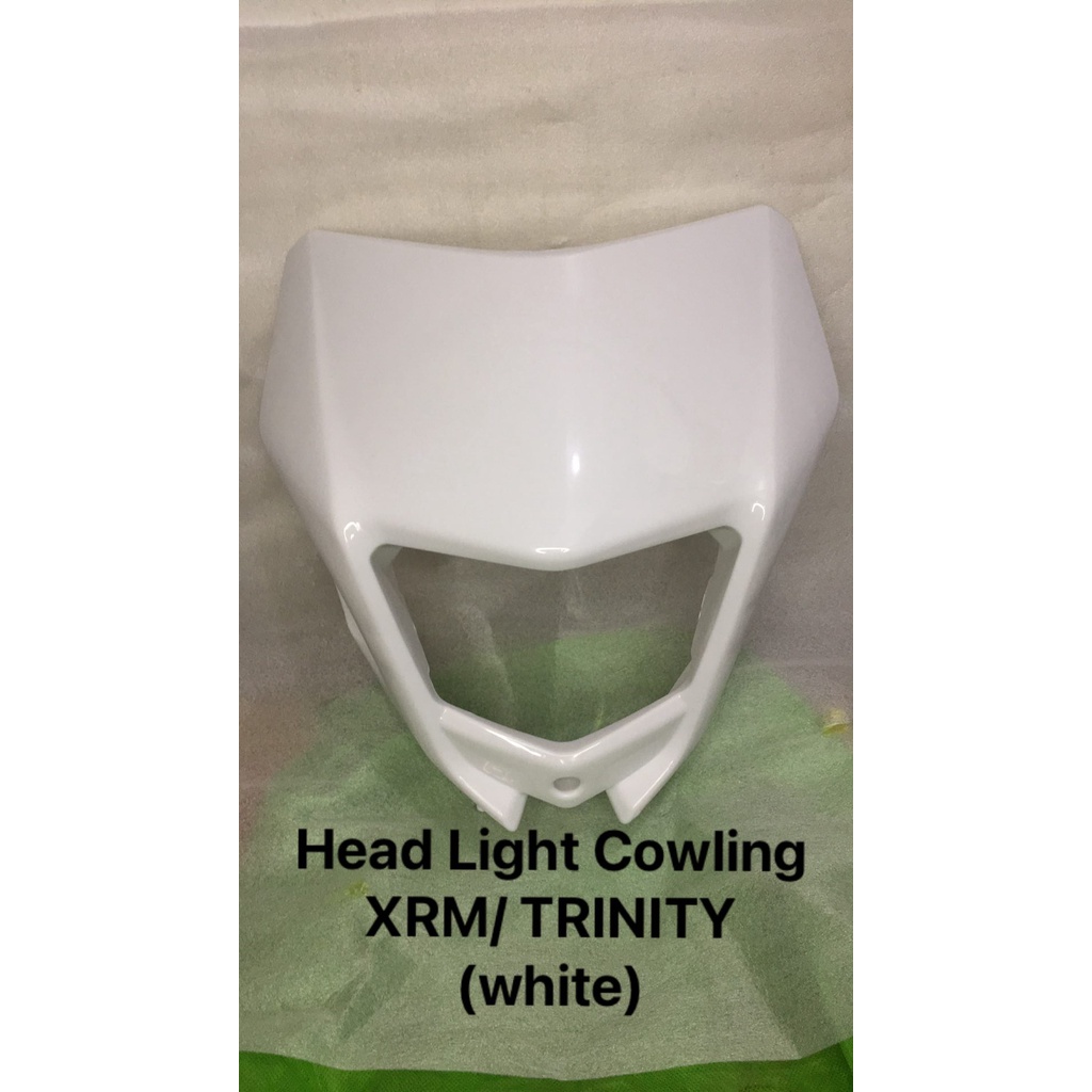 Head Light Cowling Xrm / Trinity (Black / Red / White / Blue) | Shopee ...