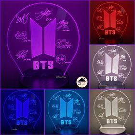 BTS LAMP ARMY BOMB 3D Acrylic LED Lamp Night Desk Room Lamp | Shopee ...