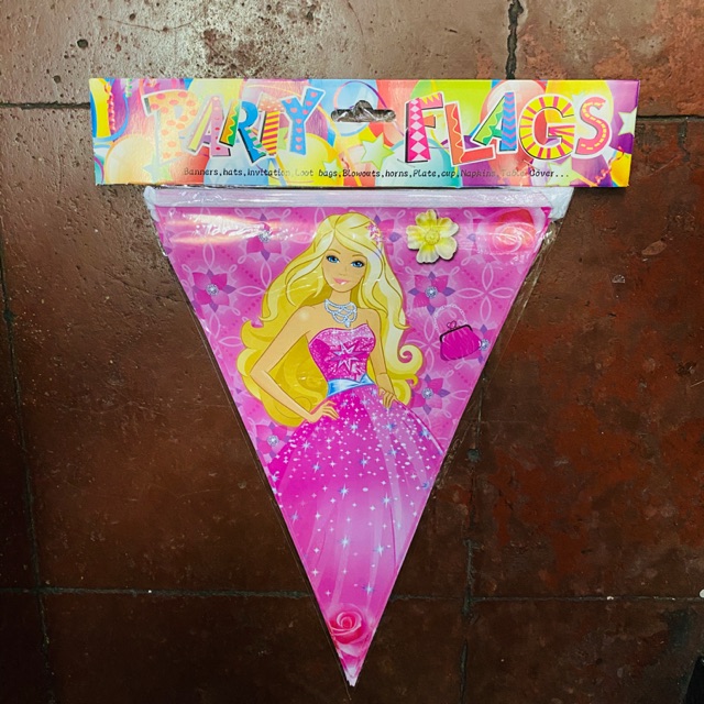 Barbie Theme Happy Birthday Banner/ Banderitas Decoration | Shopee ...