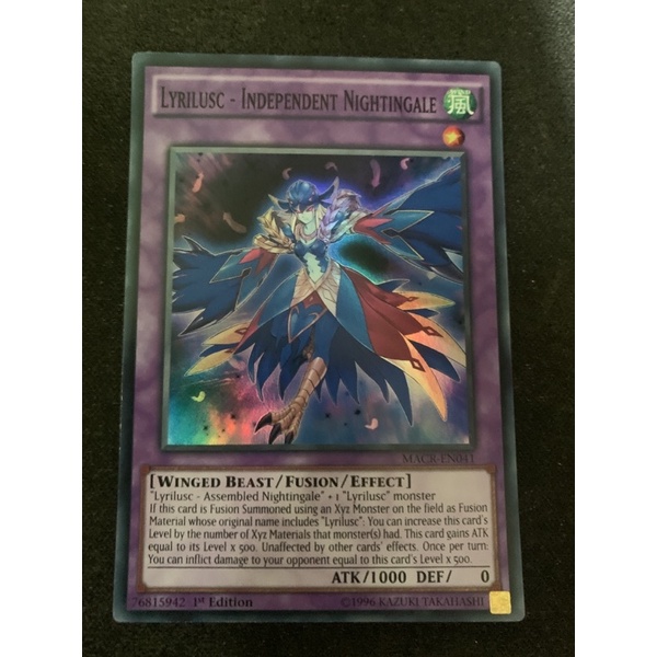 YuGiOh - Lyrilusc - Independent Nightingale (TCG) | Shopee Philippines