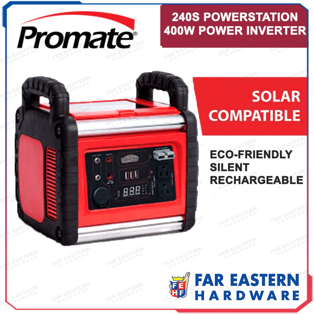 PROMATE 400W Power Station 240s Powerstation Powerbank | Shopee Philippines
