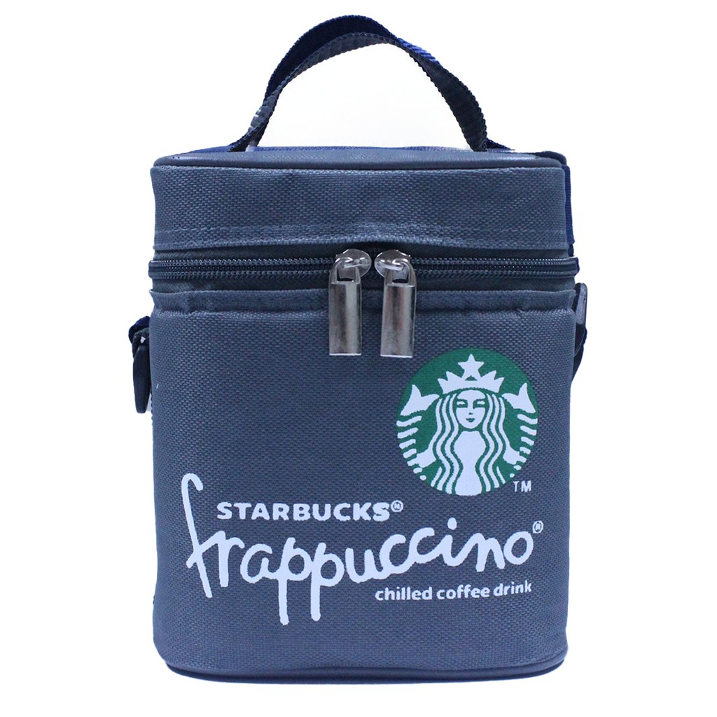 Starbucks Thermal Bag Grey with Assorted 4 bottles of SB Frappuccino ...
