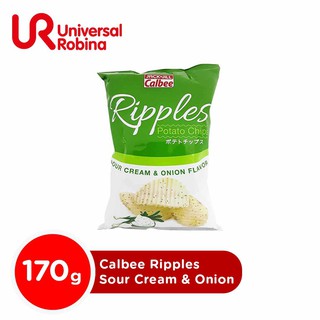 Calbee Ripples Sour Cream & Onion 170g | Shopee Philippines