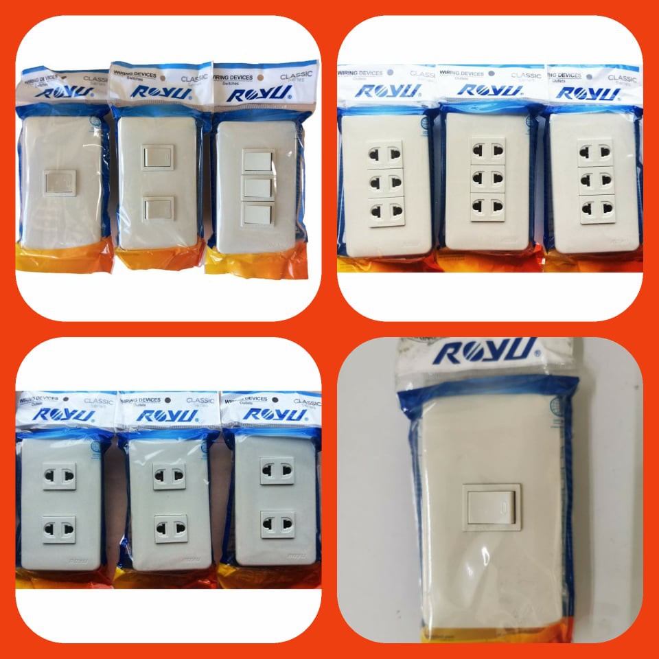 Royu Classic Series Universal Outlet / Switch / 3-Way Switch ( 1gang 2 ...