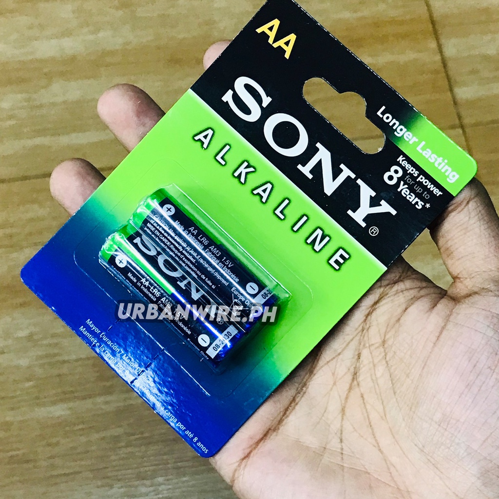 SONY AA Alkaline / Carbon Zinc Battery 1 CARD (2PCS) | Shopee Philippines