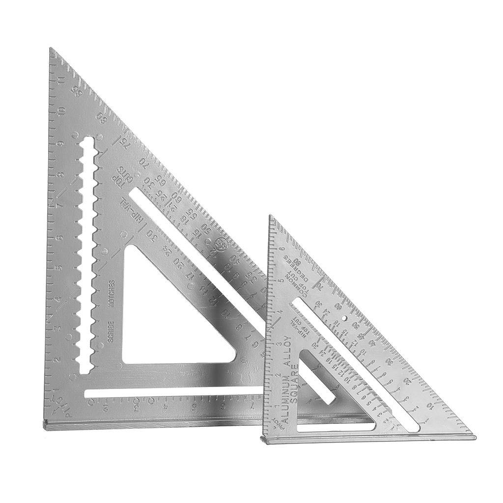 ANTON TRI SQUARE PROTRACTOR RULER ALLUMINUM ALLOY 7 OR 12 inches ...