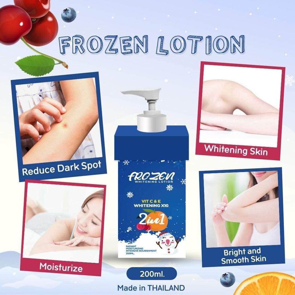 Frozen Whitening Lotion 200ml by FROZEN COLLAGEN [ORIGINAL] | Shopee ...