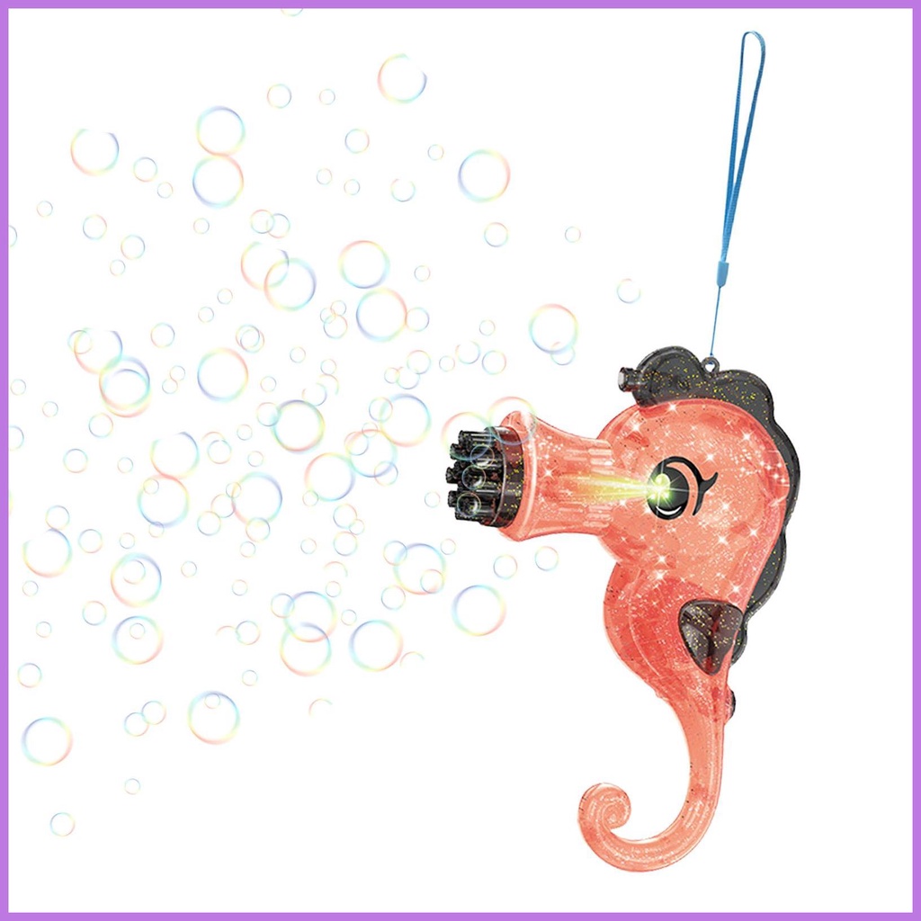 Bubble Machine Bubble Machine Seahorse Bubble Blower 13 Holes Bubble ...