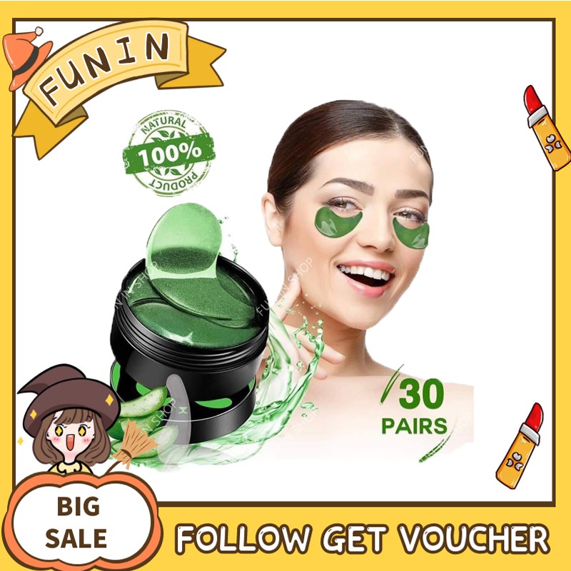 Aloe Vera Hydro Gel Eye Patch Made In Korea 60 Sheets In Tub Shopee Philippines