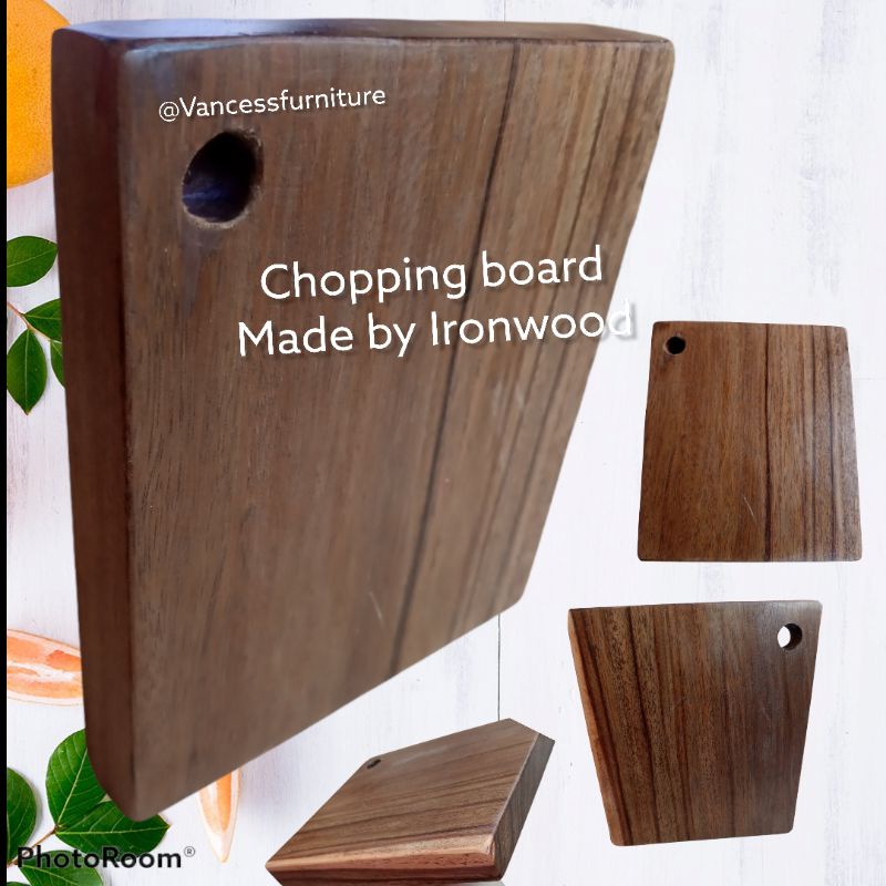 chopping board 6x8 made in magcono *IRONWOOD* | Shopee Philippines