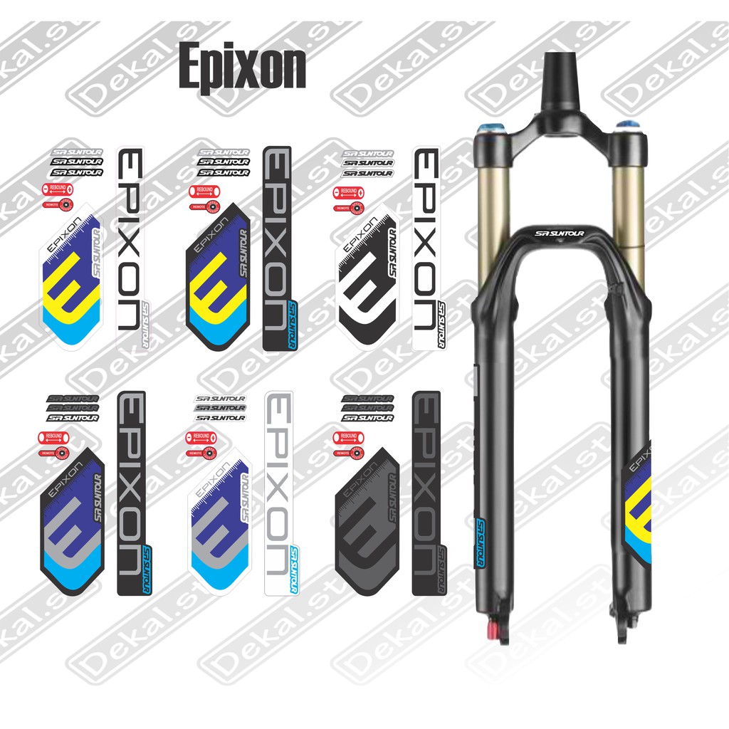 Epixon sr suntour ( Fork Decals / Bike sticker fork with gloss laminate ...