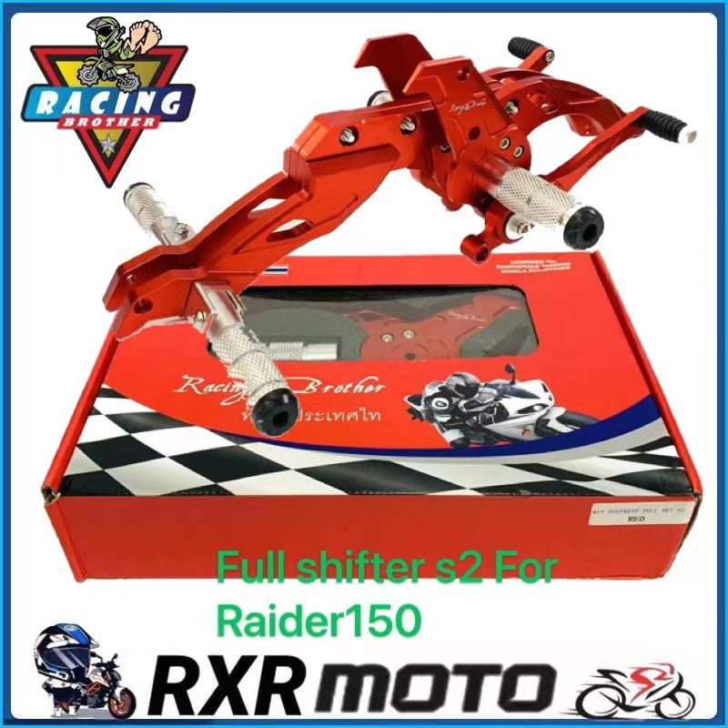 Full Shifter S2 For Raider150 Carb or Fi Rear set Racing brother ...