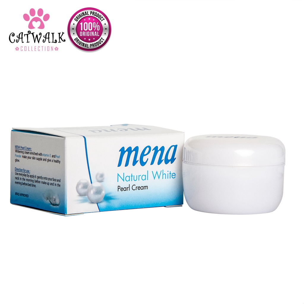 Mena Natural White Pearl Cream 3g (Blue) | Shopee Philippines