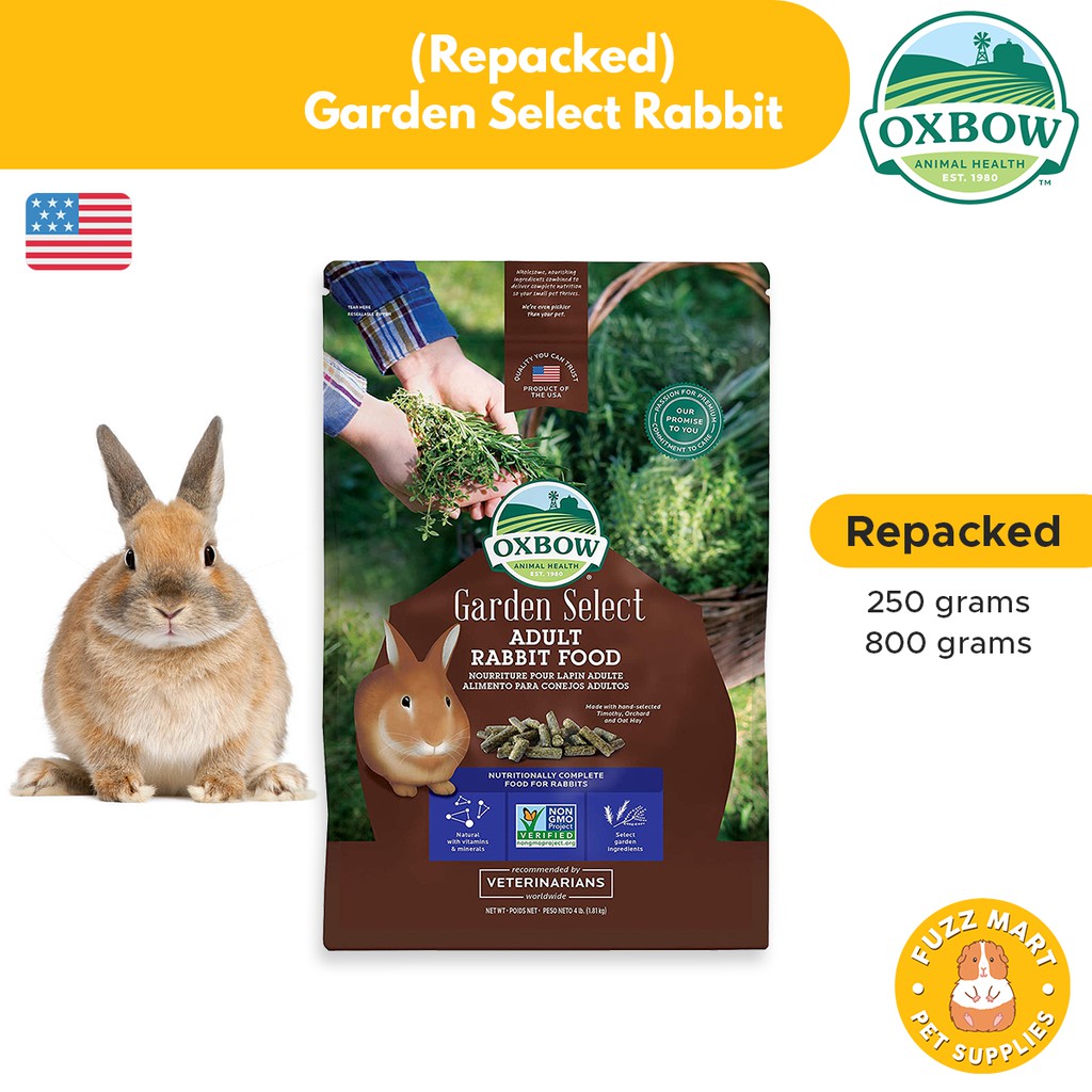 (250g/800g) Oxbow Garden Select Rabbit Pellet Food for Adult / Young ...