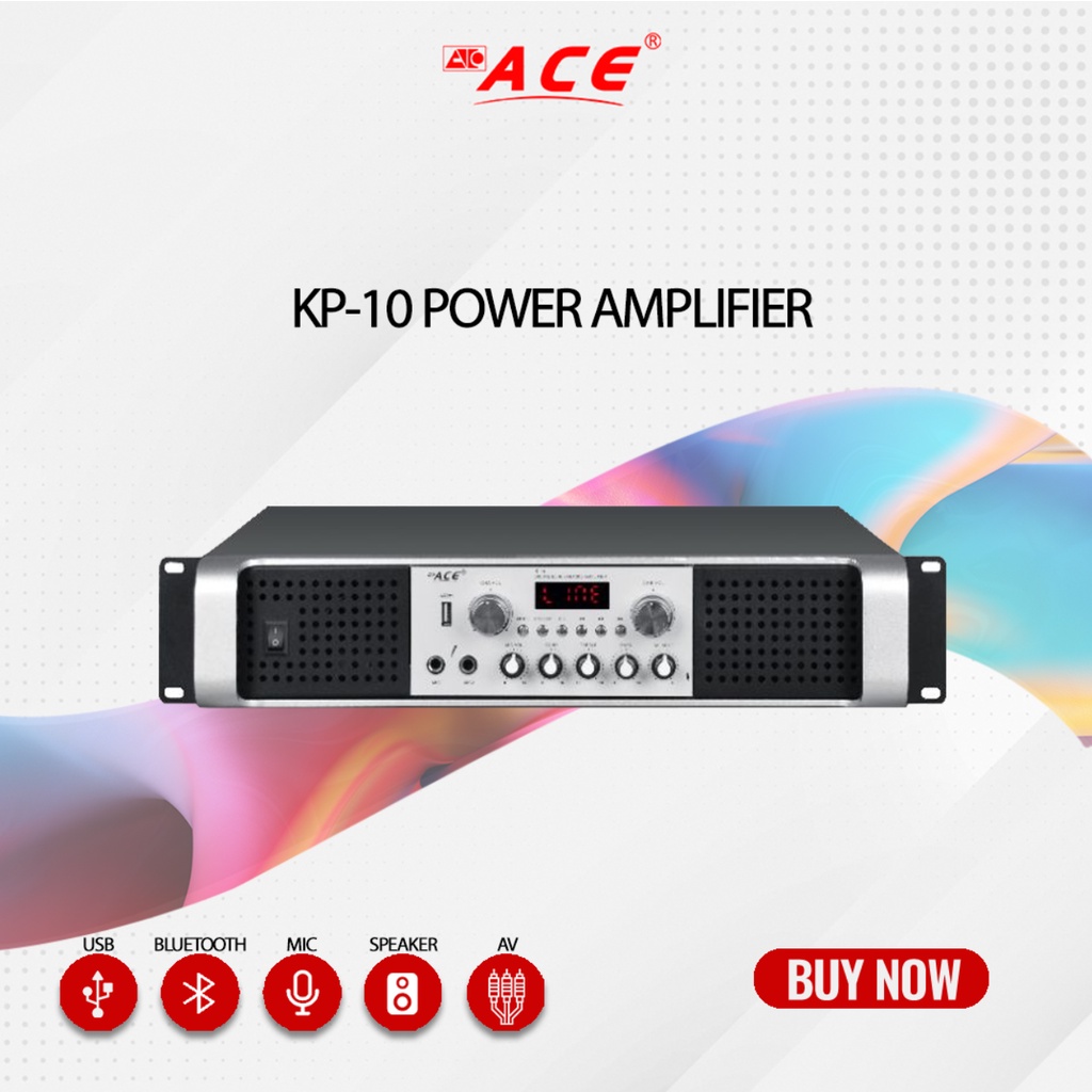 ACE K-10 Stereo Karaoke Amplifier | Shopee Philippines