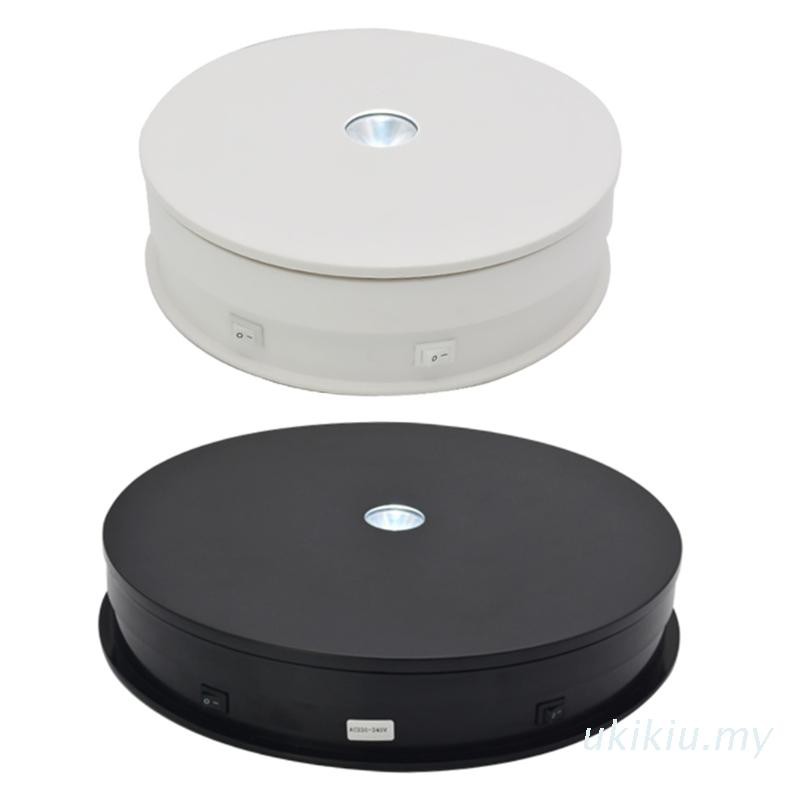 UKI 110v/220v Display Turntable with LED Light Rotating 360-degree ...