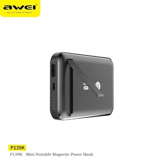 AWEI P139K 10000mAh Portable Powerbank Magnetic Wireless Power Bank ...