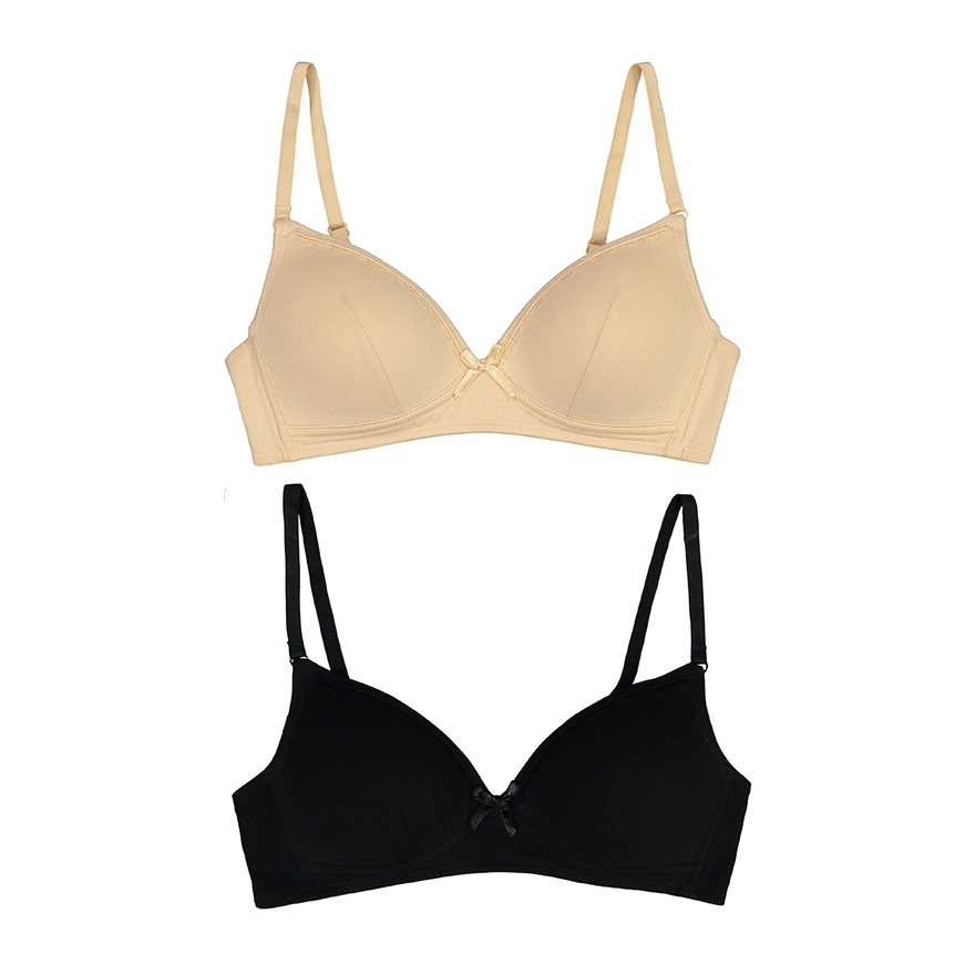 TUR0031BKBE - BENCH/ 2in1 Wireless Bra Pack - Black/Skintone | Shopee ...