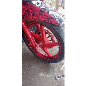 RUSI VENUS MAGS STICKER set for 2 wheels both sides front and rear ...