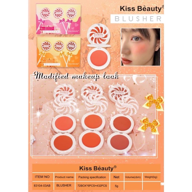 kiss beauty 6in1 Blusher | Shopee Philippines