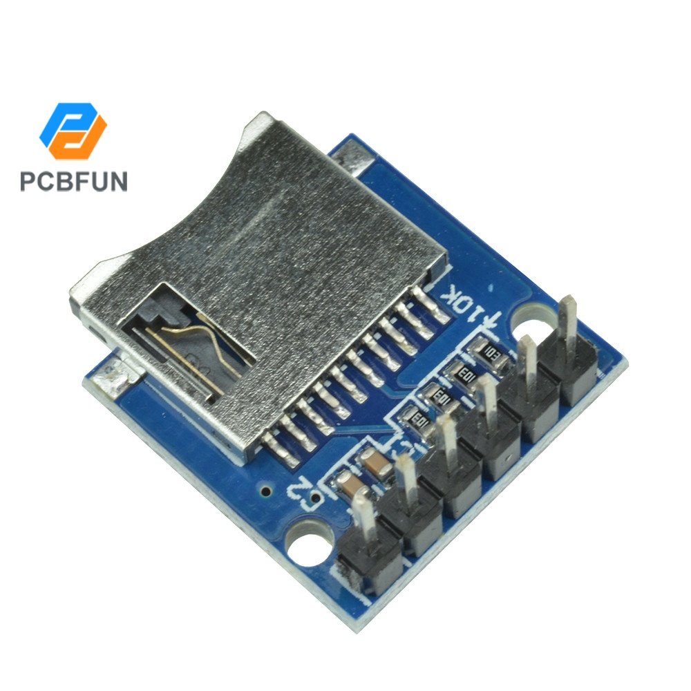 Pcbfun Mini Sd Card Module Memory Micro Tf Board For Arduino Arm Avr ...
