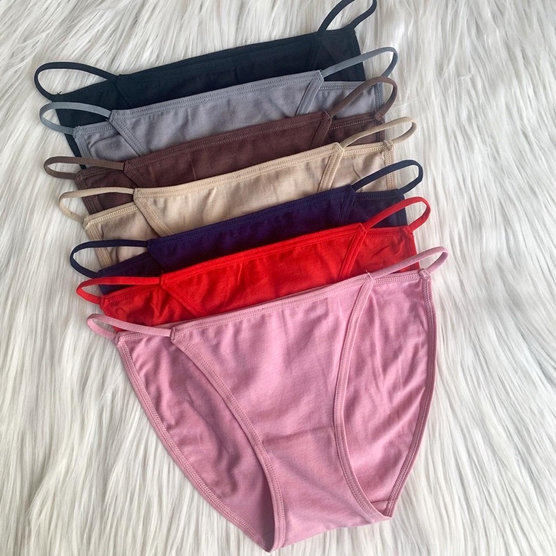 straps| String Cotton Bikini | Shopee Philippines