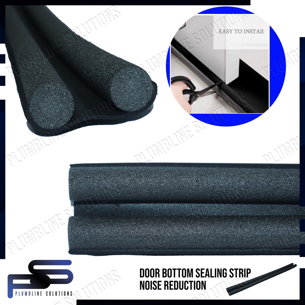 Flexible Door Bottom Sealing Strip - Noise Reduction / Dust Blocker ...