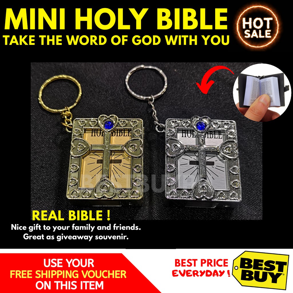 MINI HOLY BIBLE [English] with Case [CHEAPEST!] | Shopee Philippines